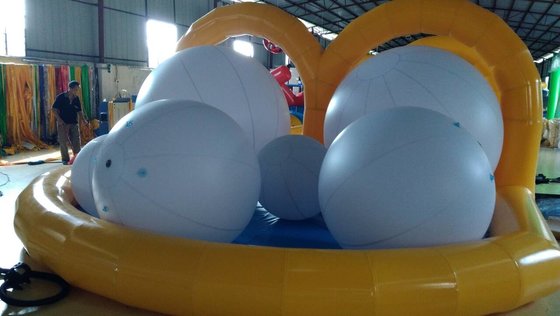 Custom Advertising Balloons Round Ball For Indoor Decoration / Mall Decoration