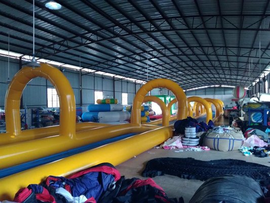 large inflatable floating toys water parks inflatable islands for tourism amusement 0.9mm pvc tarpaulin