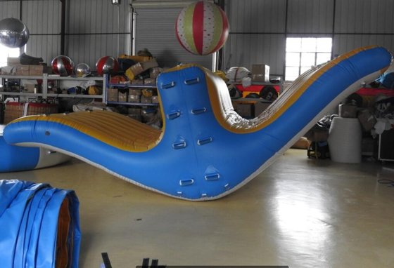 Floating Durable Inflatable Water Park 0.9mm PVC Tarpaulin With Fireproof