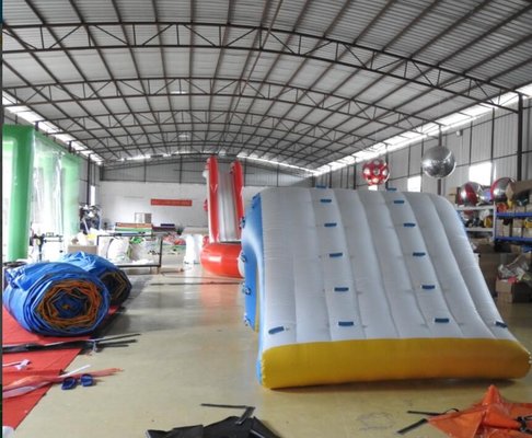 Floating Durable Inflatable Water Park 0.9mm PVC Tarpaulin With Fireproof