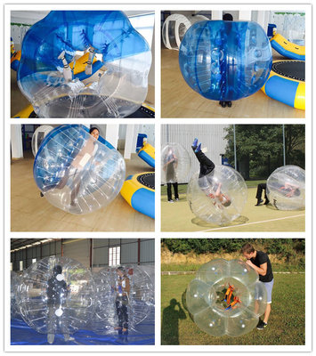 Athletic Toys 0.8mmPVC 1.5 m Colorful  Inflatable Collision Ball For Sporting Races