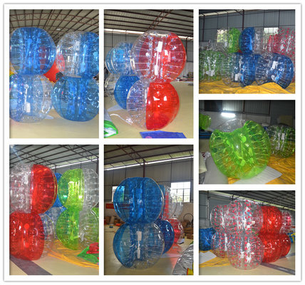 Athletic Toys 0.8mmPVC 1.5 m Colorful  Inflatable Collision Ball For Sporting Races