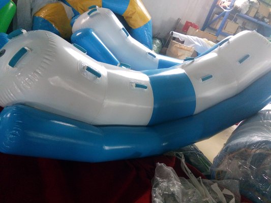 0.9 Mm PVC Tarpaulin Customize Size Seesaw Inflatable Kids Toys For Kindergarten
