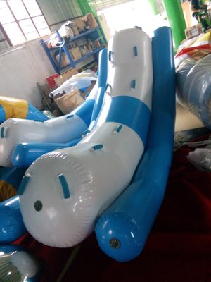 0.9 Mm PVC Tarpaulin Customize Size Seesaw Inflatable Kids Toys For Kindergarten