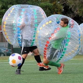 Transparent Human Inflatable Soccer Ball Inflatable Sport Games Funny Bumper Ball