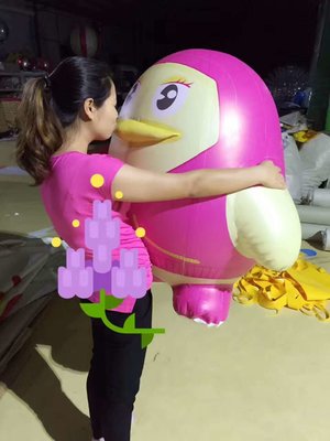 0.4mm PVC Tarpaulin Lovely Inflatable Cartoon Custom Advertising Inflatables For Event