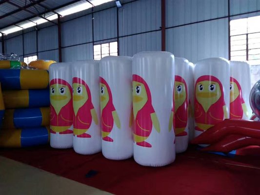 0.4mm PVC Tarpaulin Lovely Inflatable Cartoon Custom Advertising Inflatables For Event