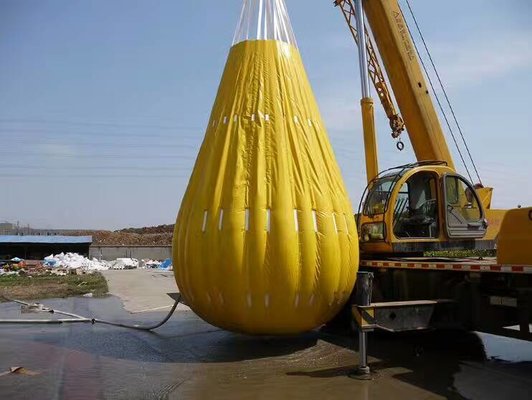 Yellow Custom Inflatable Products Customized Thickness PVC Bag For Balancing