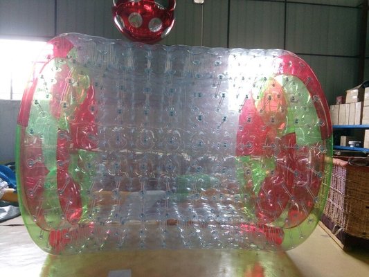 0.9 Mm Transparent PVC Inflatable Toy Rolling Cylinder Inflatable Water Floats