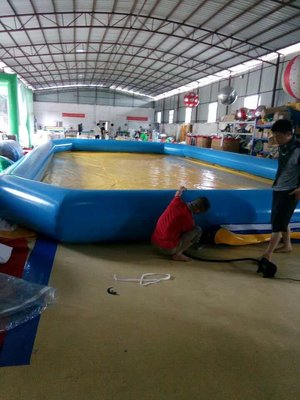 Customized 0.9 Mm PVC Tarpaulin Inflatable Family Pool For Baby