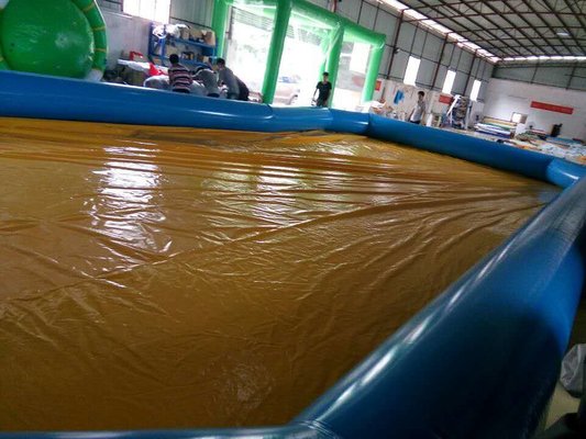 Customized 0.9 Mm PVC Tarpaulin Inflatable Family Pool For Baby