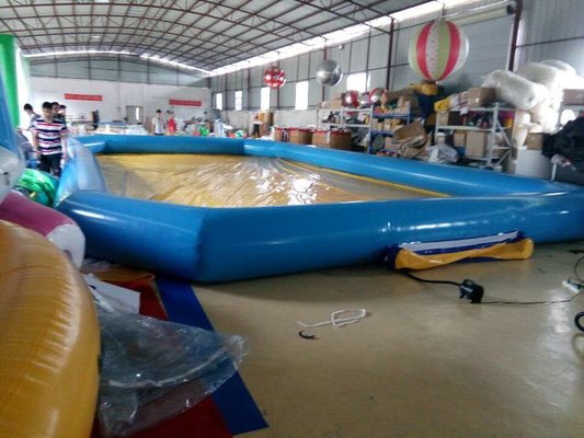 Customized 0.9 Mm PVC Tarpaulin Inflatable Family Pool For Baby