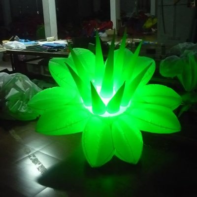 3 Meters Long White Inflatable Flowers For Decorative Advertising