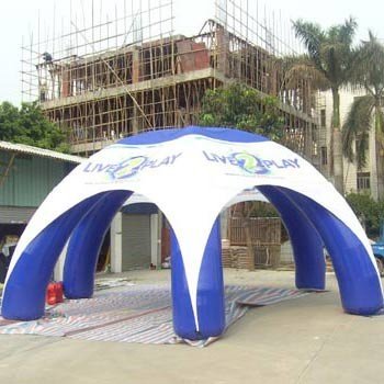 Double - Line Three Synchronization Sewed Inflatable Yard Tent For Shadowing