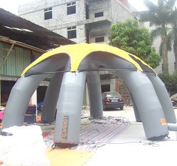 Double - Line Three Synchronization Sewed Inflatable Yard Tent For Shadowing