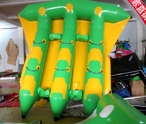 6 People Blue And White Or Blue And White Water Inflatable Flying Fish For Tied Behind The Boat Drift In The Water Play