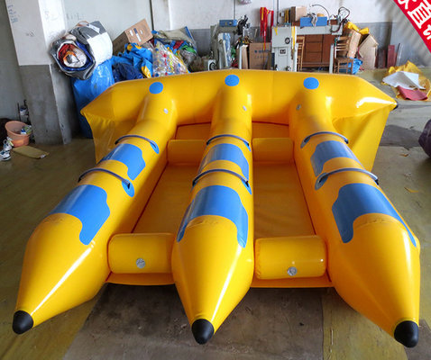 6 People Blue And White Or Blue And White Water Inflatable Flying Fish For Tied Behind The Boat Drift In The Water Play