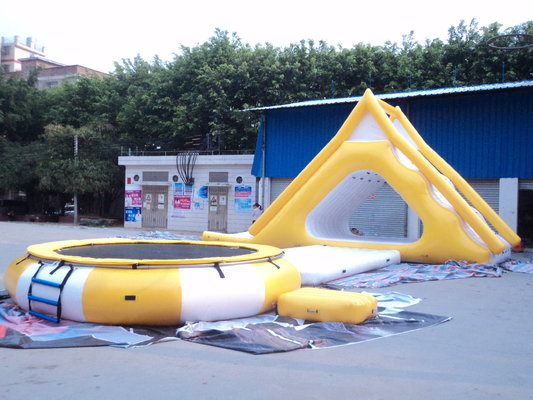 Sports Inflatable Sports Games , 0.9 Mm PVC Tarpaulin Water Floated Toy Unit