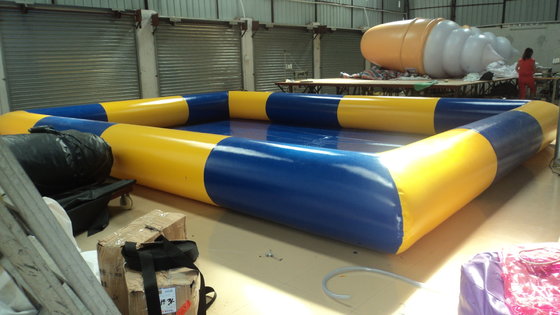 Good Tension Fireproof Blow Up Swimming Pools / Inflatable Vessel