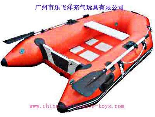 0.9 Mm Good Tension PVC Tarpaulin Inflatable Raft With Awesome Outlook