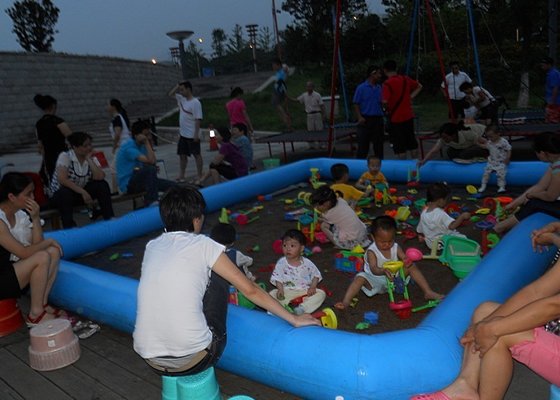 PVC Tarpaulin Inflatable Family Pool Inflatable Beach Sand Pool