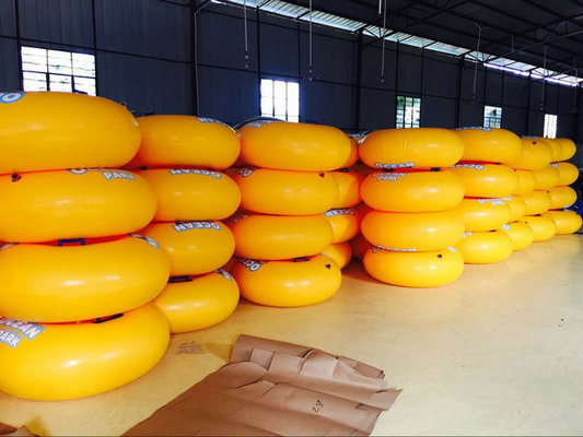 Water Sport Single / Double / Triple Holes Inflatable Swim Ring For Children