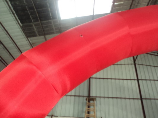 White / Red Continuous Air Supplying Inflatable Arch For Advertising / Events