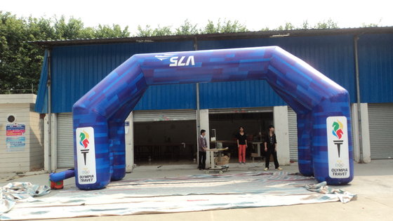 Double Lines Continuous Air Supplying Inflatable Advertising Products Inflatable Arch