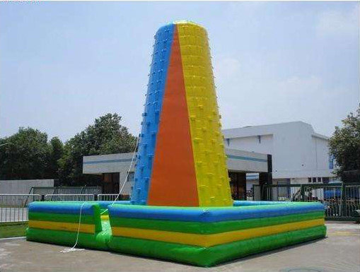 Pvc Tarpaulin / Oxford Simulated Rock Climbing Oxford Inflatable Sport Game