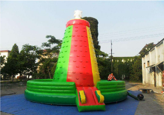 Pvc Tarpaulin / Oxford Simulated Rock Climbing Oxford Inflatable Sport Game