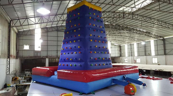 Pvc Tarpaulin / Oxford Simulated Rock Climbing Oxford Inflatable Sport Game