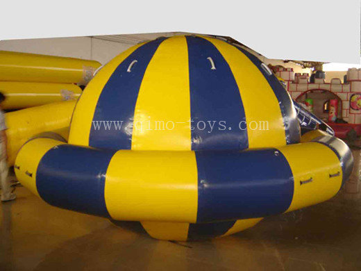 Customized Inflatable Water Toys Spinning Top For Seasides / Swimming Pool / Lake