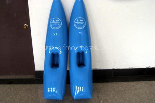Durable Floating Paddle Shoes PVC Inflatable Water Floats SGS Certification