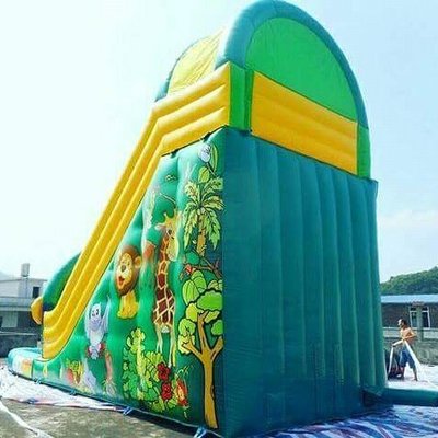 High Temperature Welding Inflatable Water Toys Inflatable Pool Toys With Slide