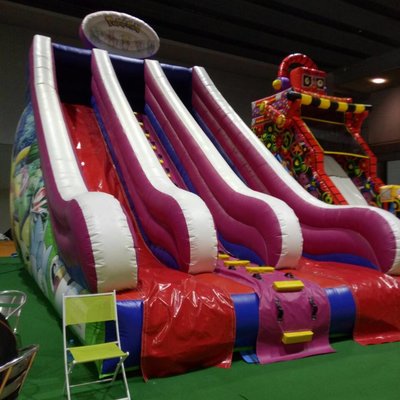 High Temperature Welding Inflatable Water Toys Inflatable Pool Toys With Slide