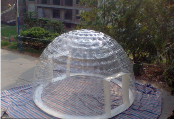 Transparent Airtight Inflatable Event Tent PVC Inflatable Yard Tent Fireproof