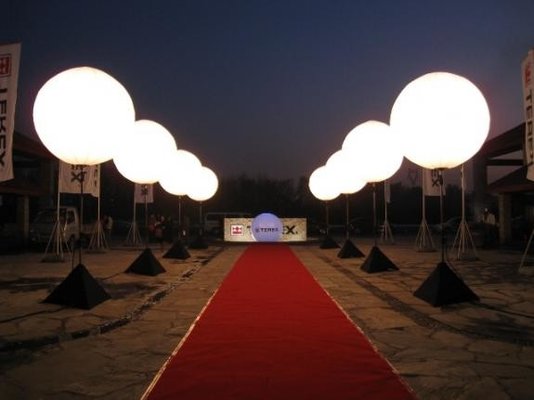 2m Height Advertising Inflatable Lighting Ball PVC Lamp With Amazing Outlook