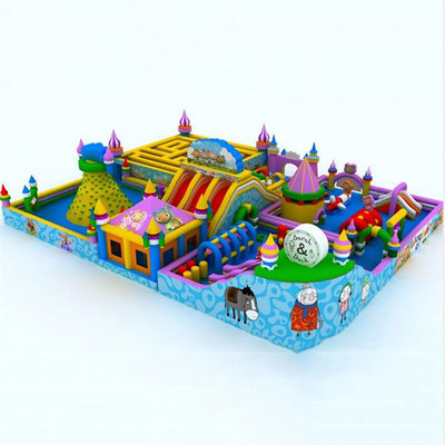 Amusement Park Inflatable Toy Inflatable Bouncy Castle PVC Trapaulin Fun Dream Castle