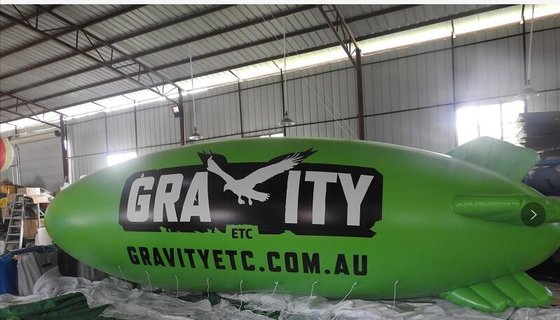 Festival Customized Inflatable Advertising Balloons For Wedding Logo Printing 8m Blimp