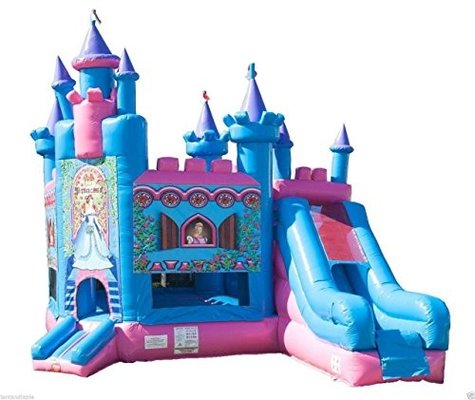 Fireproof Colourful Inflatable Toy PVC Tarpaulin Inflatable Fun City For Kids / Children