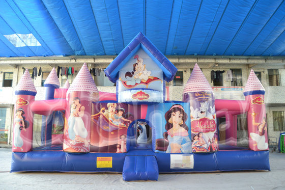 Inflatable Bouncy Castle PVC Tarpaulin Custom Fun Princess Inflatable Playground