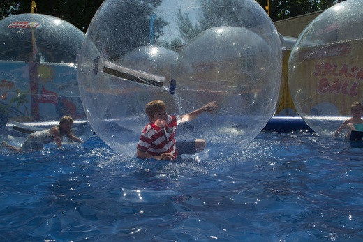 PVC Water Bounce Inflatable Human Water Walking Ball , Walking On Water Bubble Ball