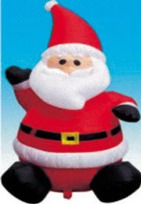 PVC Customized Inflatable Cartoon Characters Giant Inflatable Santa Claus