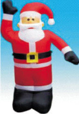 PVC Customized Inflatable Cartoon Characters Giant Inflatable Santa Claus