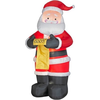 PVC Customized Inflatable Cartoon Characters Giant Inflatable Santa Claus