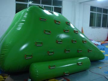 0.9 mm PVC Tarpaulin Inflatable Iceberg Floating Water Park With Digital Printing