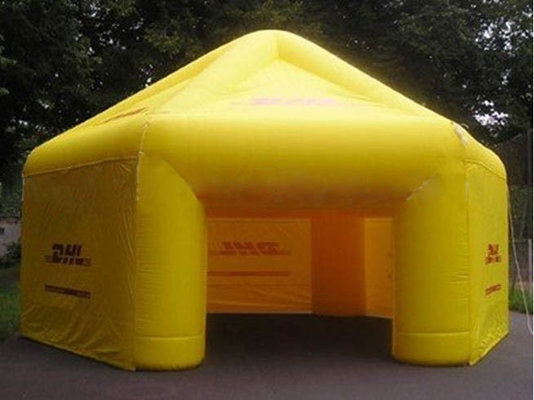 Fireproof Continuous Inflatable Booth Tent PVC Tarpaulin For Exhibition