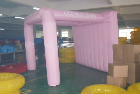 Fireproof Continuous Inflatable Booth Tent PVC Tarpaulin For Exhibition