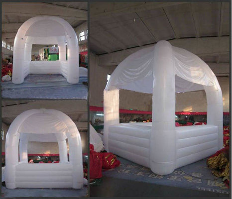 Fireproof Continuous Inflatable Booth Tent PVC Tarpaulin For Exhibition