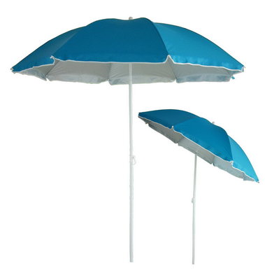 Beach Umbrella PVC / Steel Inflatable Promotional Products With Repair Kits